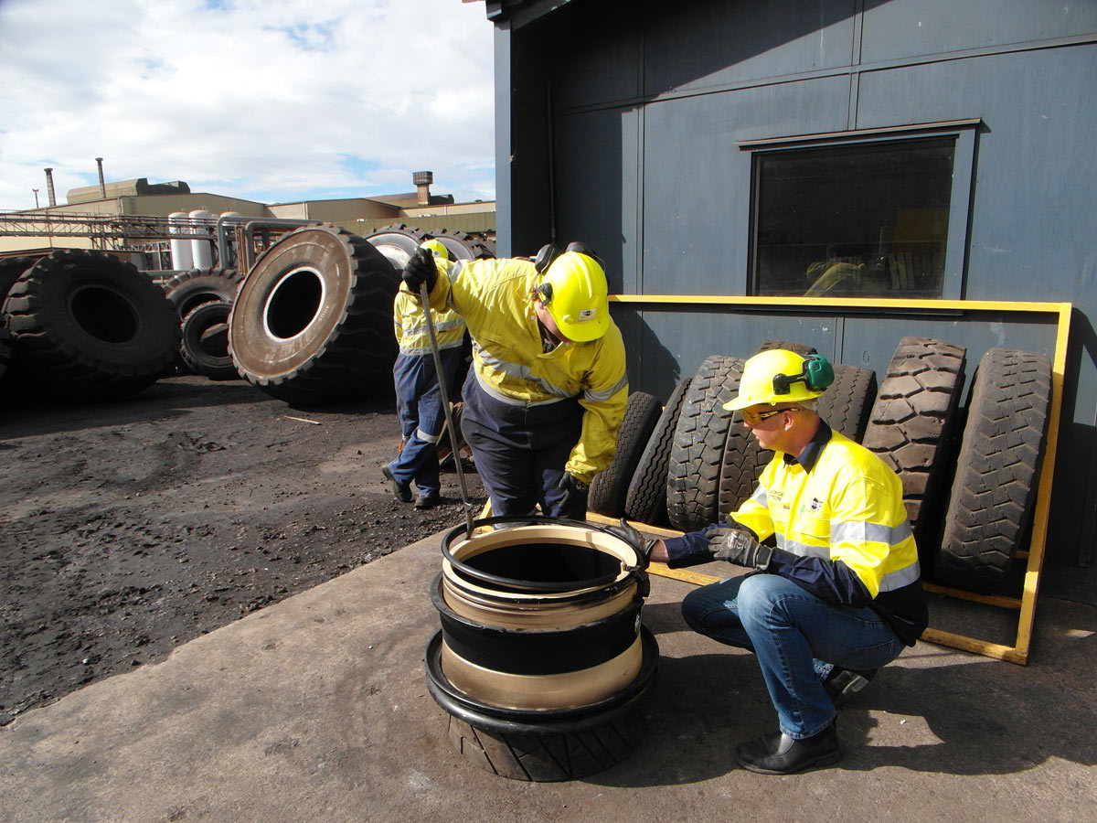 OTR tyre training NZ Earthmoving truck tyres OTR tires